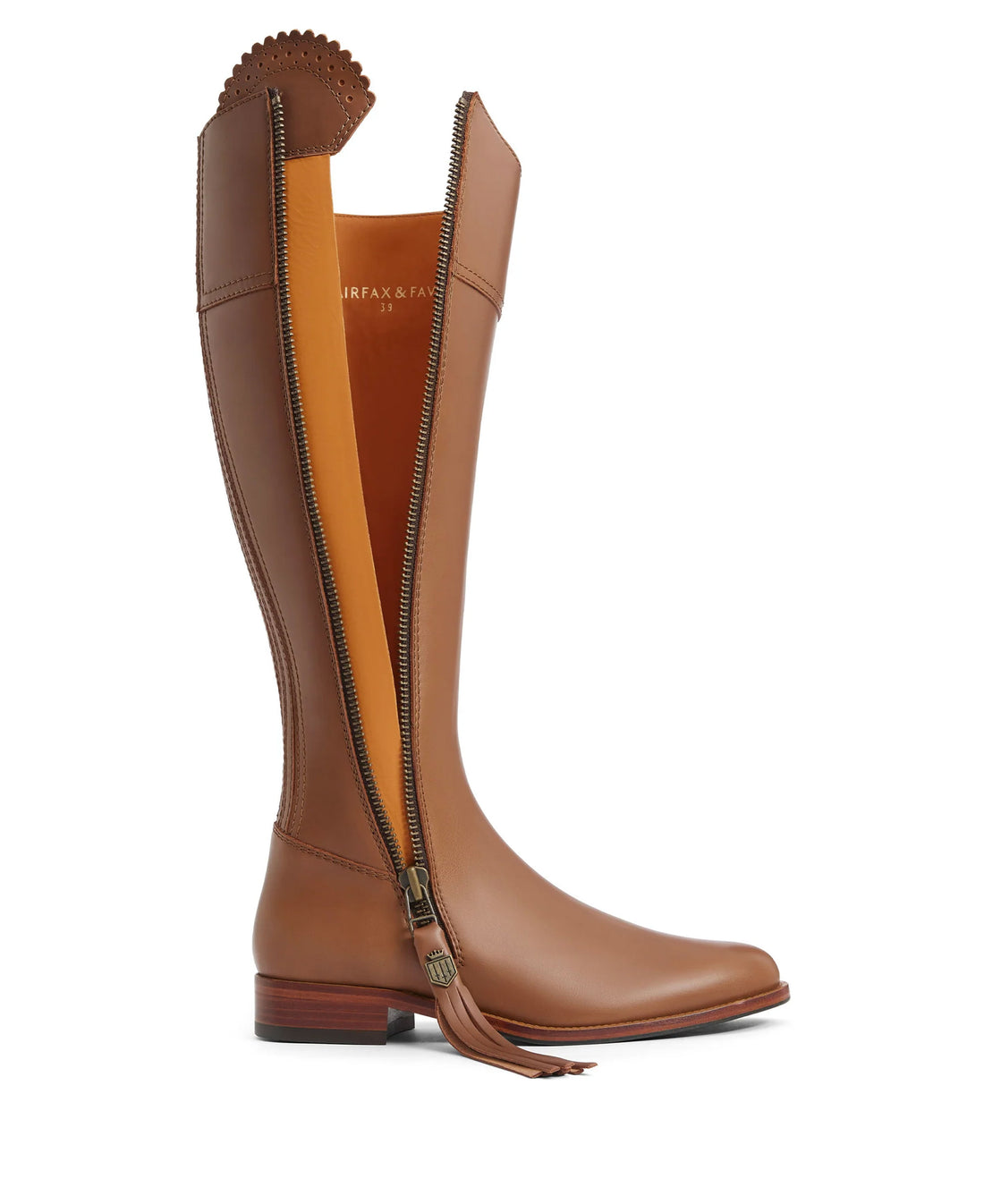 Landmark | Fairfax And Favor Regina Boots in Tan Leather