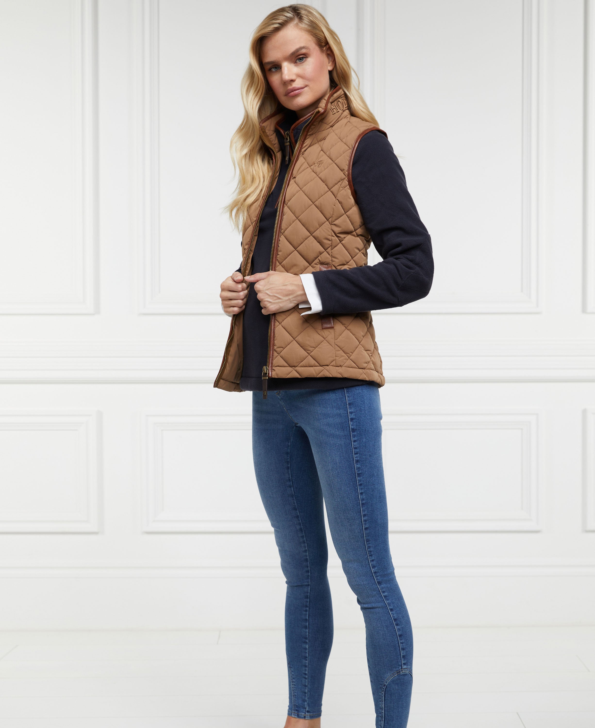Landmark | Holland Cooper Country Fleece Half Zip in Ink Navy