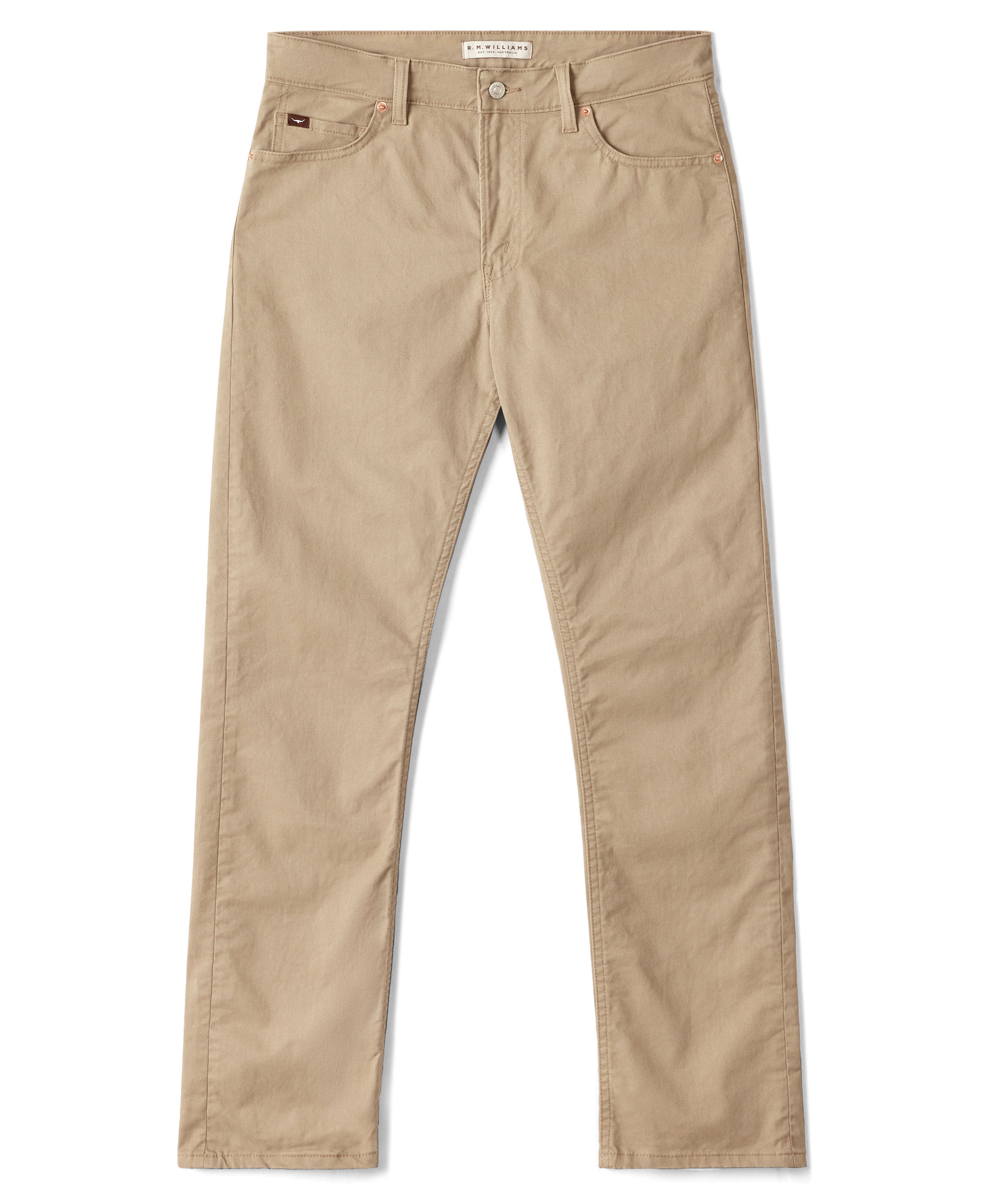 Landmark | R M Williams Ramco 5 Pocket Jean in Buckskin