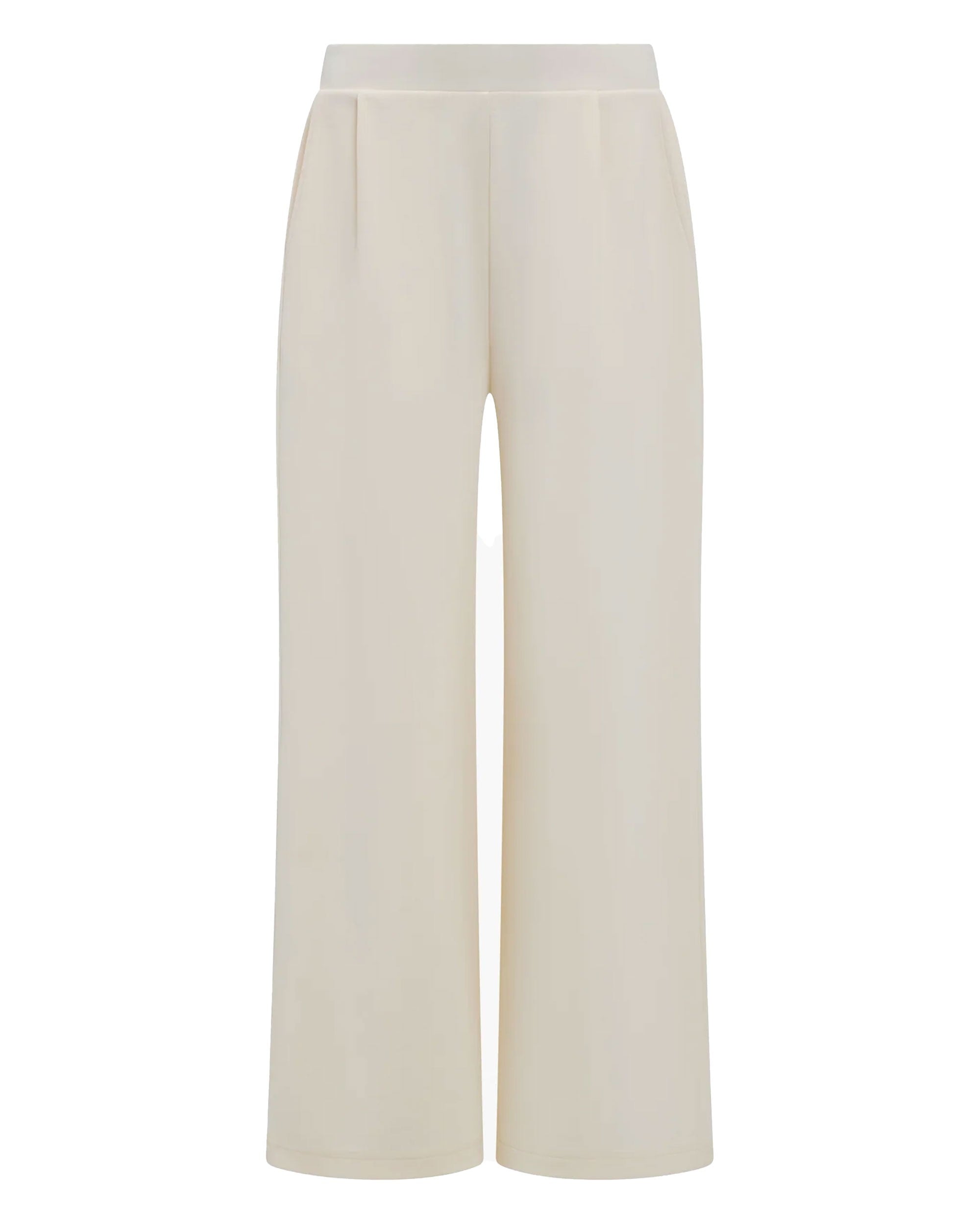 Landmark | French Connection Wren Wide Leg Trouser in Porcelain Cream