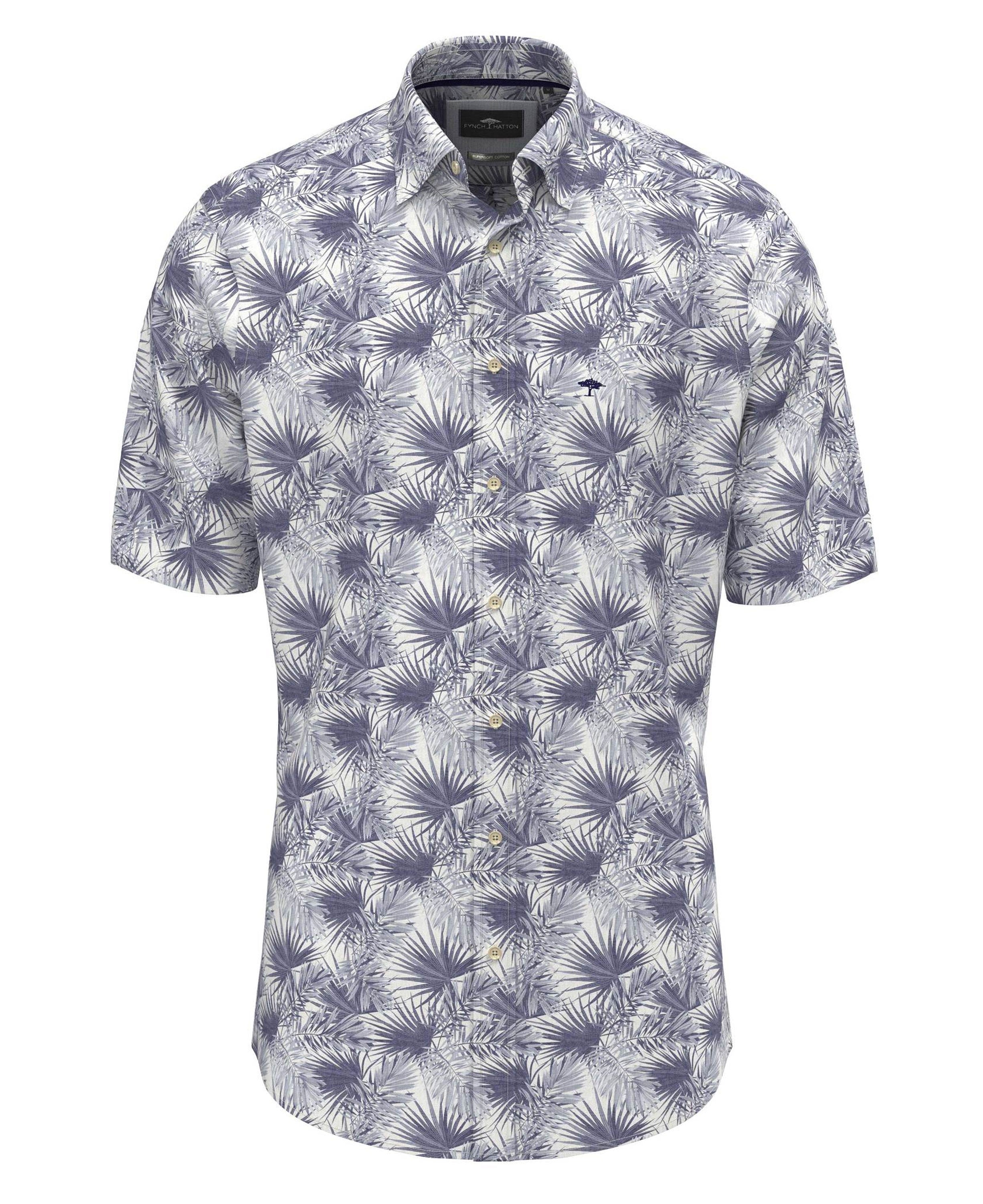 Landmark | Fynch Hatton Summer Flower Prints Kent S/S in Navy