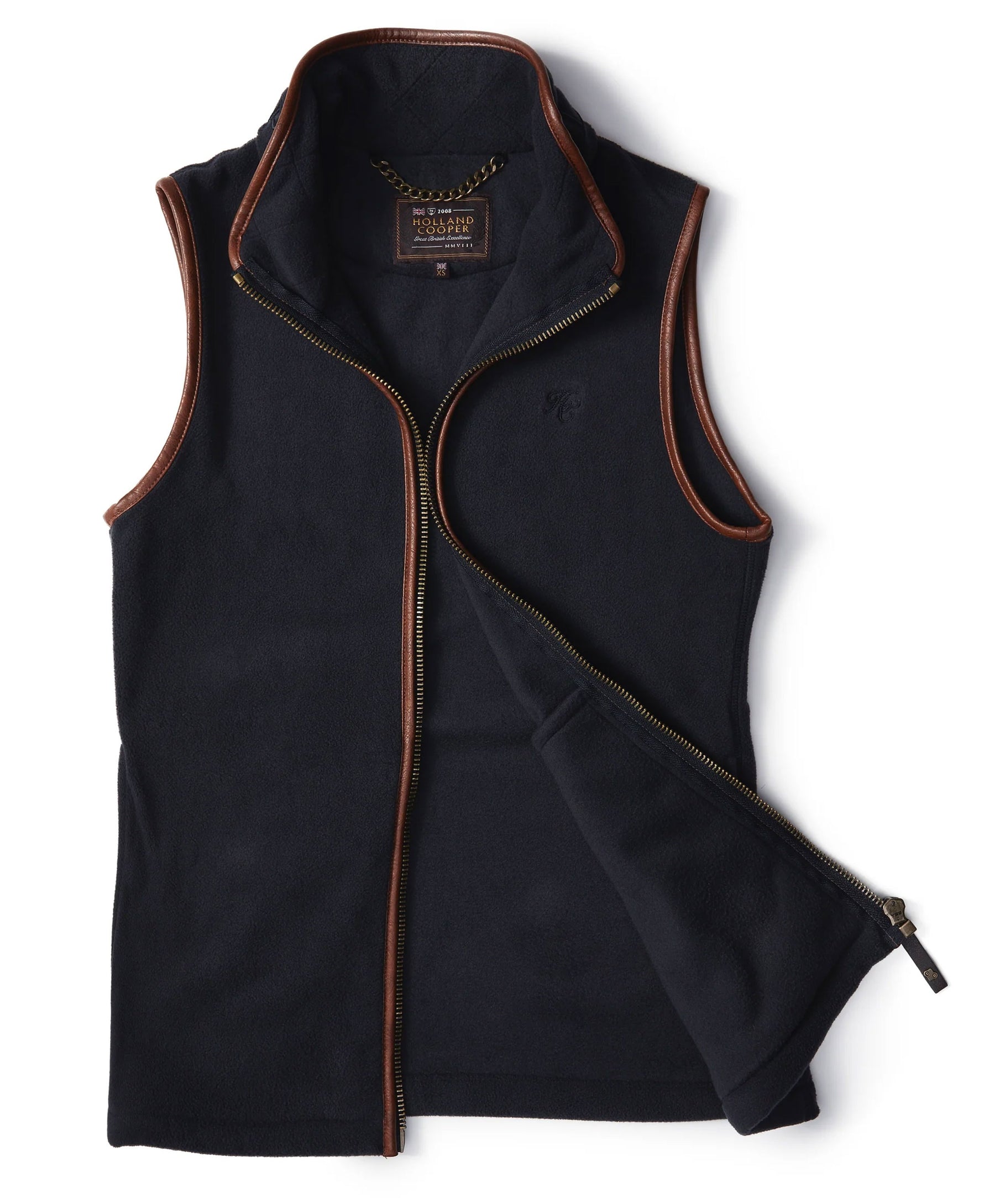 Landmark | Holland Cooper Country Fleece Gilet in Ink Navy