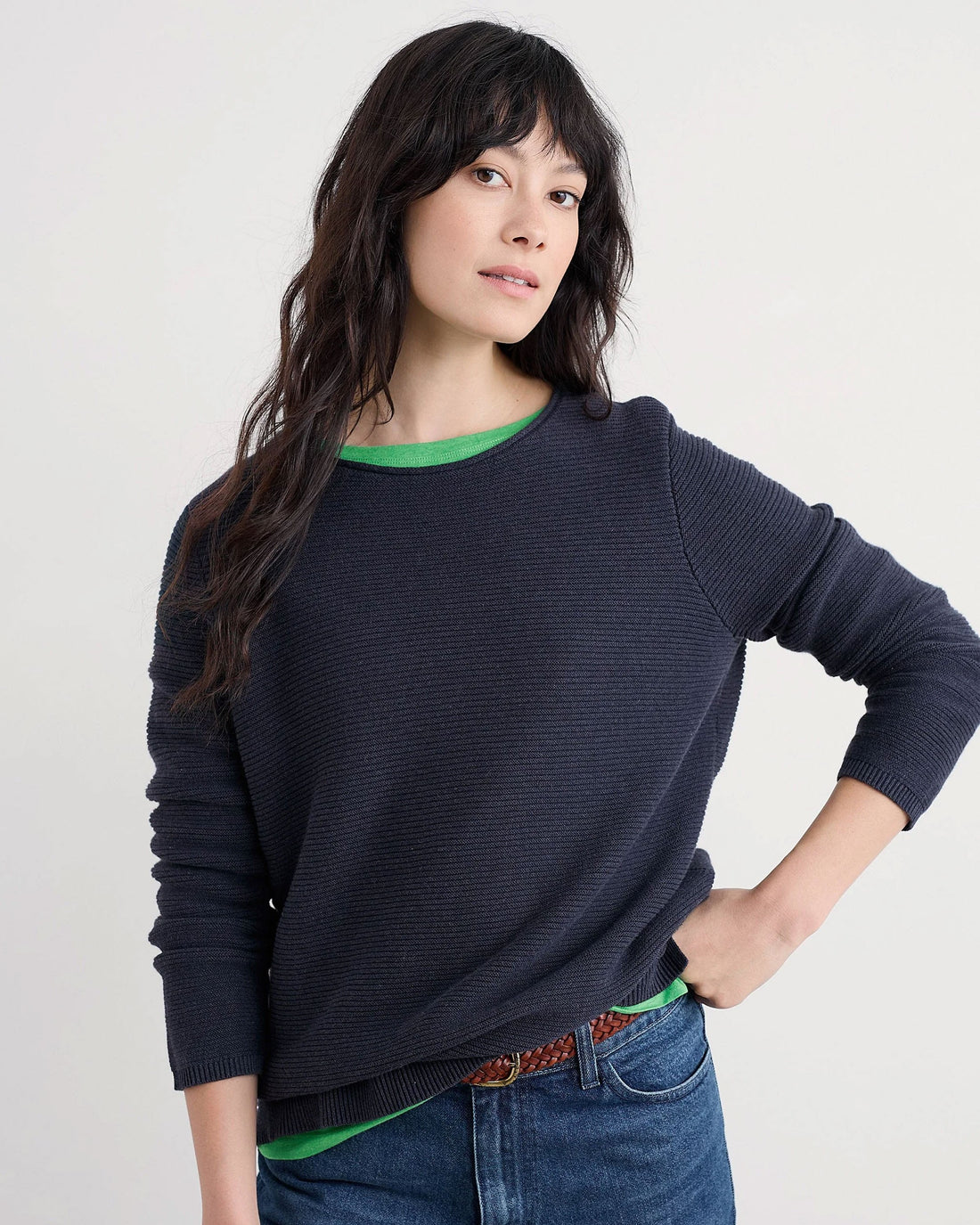 Landmark | Seasalt Makers Jumper in Maritime